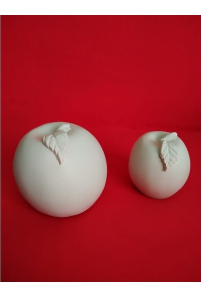 Bayrampaşa Hobi Ham Polyester 2’li Polyester Elma Objesi