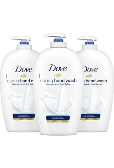 Dove Nemlendirici Sıvı Sabun 500 ml x 3 Adet Dove Nemlendirici Sıvı Sabun 500 ml x 3 Adet