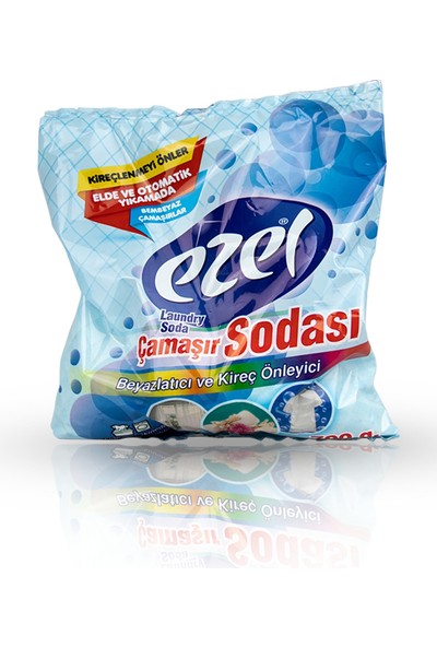 Ezel Çamaşır Sodası Elde ve Makinada 700 gr Ezel Çamaşır Sodası Elde ve Makinada 700 gr