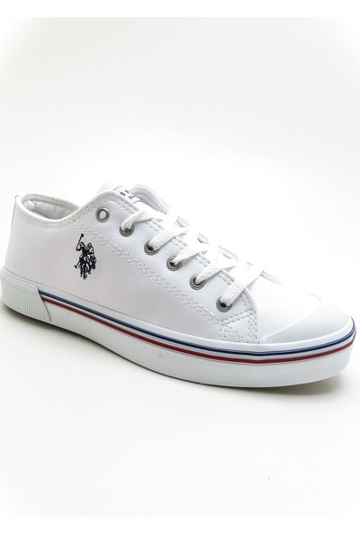 U.s. Polo Assn. Penelope Wt 1 Pr Beyaz Kadın Havuz Taban Spor Ayakkabı - Beyaz - 40 U.s. Polo Assn. Penelope Wt 1 Pr Beyaz Kadın Havuz Taban Spor Ayakkabı - Beyaz - 40