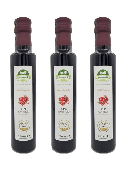 Germencik Organik Nar Ekşisi 250 ml 3'lü