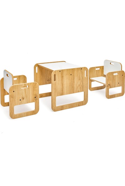 Minera 0-18 Ay Serçe Ahşap Montessori Çocuk Oyun, Çalışma ve Aktivite Masası ve Sandalyesi Seti Minera 0-18 Ay Serçe Ahşap Montessori Çocuk Oyun, Çalışma ve Aktivite Masası ve Sandalyesi Seti