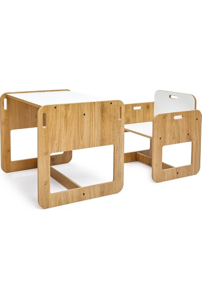 Minera 2-4 Yaş Kumru Ahşap Montessori Çocuk Oyun, Çalışma ve Aktivite Masası ve Sandalyesi Minera 2-4 Yaş Kumru Ahşap Montessori Çocuk Oyun, Çalışma ve Aktivite Masası ve Sandalyesi