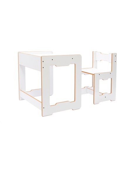 Minera 4-6 Yaş Martı Ahşap Montessori Çocuk Oyun, Çalışma ve Aktivite Masası ve Sandalyesi / Beyaz Minera 4-6 Yaş Martı Ahşap Montessori Çocuk Oyun, Çalışma ve Aktivite Masası ve Sandalyesi / Beyaz