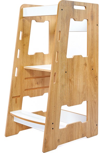 Minera Ahşap Montessori Öğrenme Kulesi / 0-6 Yaş / Doğal