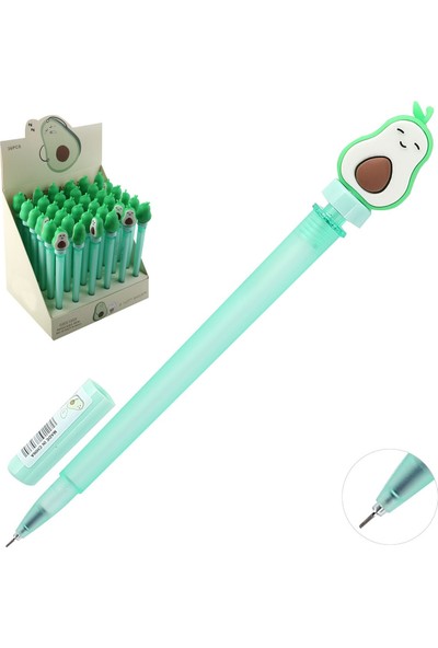 GENC DIJITAL BASKI Ananas Döner Başlıklı Jel Kalem GENC DIJITAL BASKI Ananas Döner Başlıklı Jel Kalem