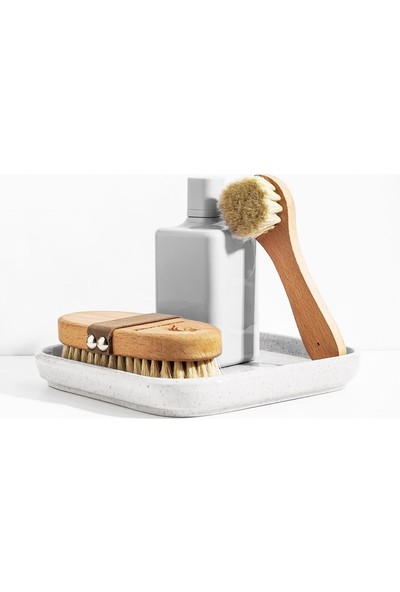 Pharma Acqua Doğal At Kılı Selülit Fırçası + Doğal At Kılı Yüz Fırçası