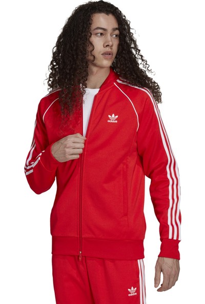 adidas AH06711 Adidas Sst Tt P Blue Erkek Ceket Kırmızı adidas AH06711 Adidas Sst Tt P Blue Erkek Ceket Kırmızı