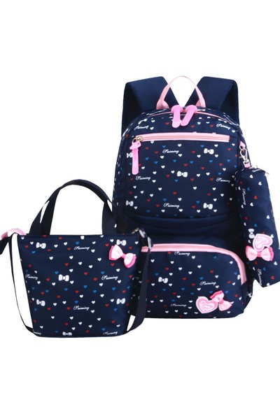 Wonderful 3'lü Moda Çocuk Baskı Sırt Çantası Kız Öğrenci Okul Çantası (Yurt Dışından) Wonderful 3'lü Moda Çocuk Baskı Sırt Çantası Kız Öğrenci Okul Çantası (Yurt Dışından)