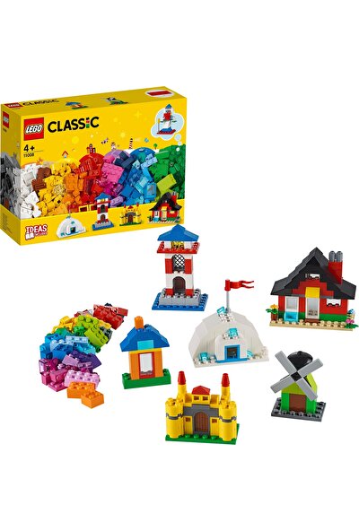 LEGO® Classic 270 Parçalık Yapım Parçaları ve Evler Kutusu (11008) - Çocuklar İçin Yaratıcı Oyuncak Yapım Seti LEGO® Classic 270 Parçalık Yapım Parçaları ve Evler Kutusu (11008) - Çocuklar İçin Yaratıcı Oyuncak Yapım Seti