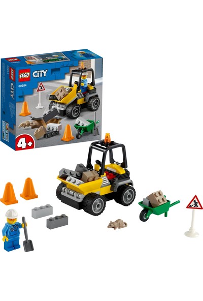 LEGO® City Yol Çalışması Aracı 60284 - Çocuklar İçin Yaratıcı Oyuncak Yapım Seti (58 Parça) LEGO® City Yol Çalışması Aracı 60284 - Çocuklar İçin Yaratıcı Oyuncak Yapım Seti (58 Parça)
