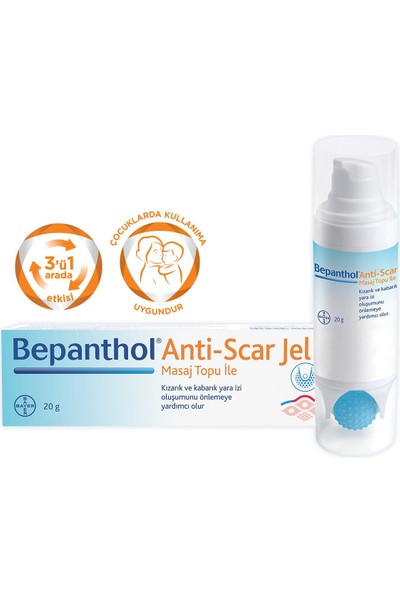 Bepanthol Anti-Scar Jel 20G - Masaj Topu Ile