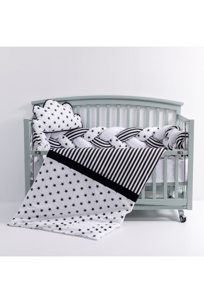 Mini Baby Star 3’lü Örgülü Uyku Seti 75X130 Mini Baby Star 3’lü Örgülü Uyku Seti 75X130