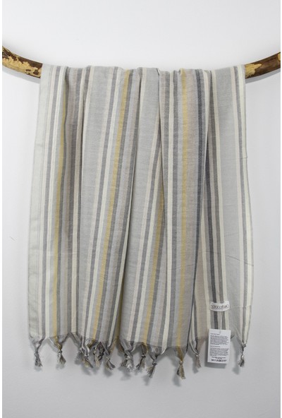 Gold Cotton Pamuk Keten 100X180CM Peştamal - Safir