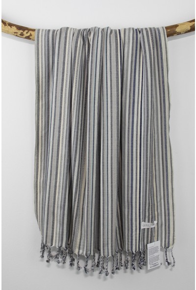 Gold Cotton Pamuk Keten 100X180CM Peştamal - Stripe