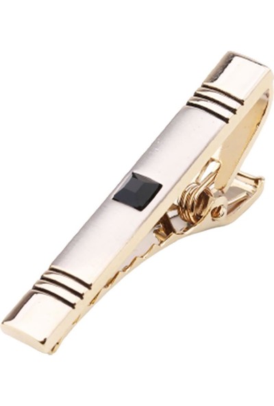 Kravatkolik Gold Renk Mat Siyah Taşlı Kravat Iğnesi KIY429 Kravatkolik Gold Renk Mat Siyah Taşlı Kravat Iğnesi KIY429