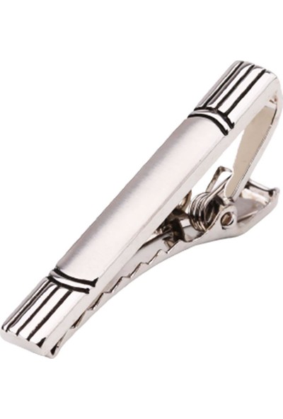 Kravatkolik Gümüş Renk Mat Kravat Iğnesi KIY488