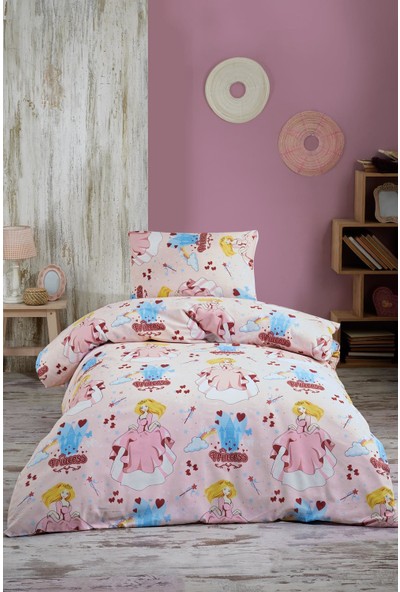 Zeynep Tekstil Princess Tek Kişilik Çarşafsız Nevresim Seti