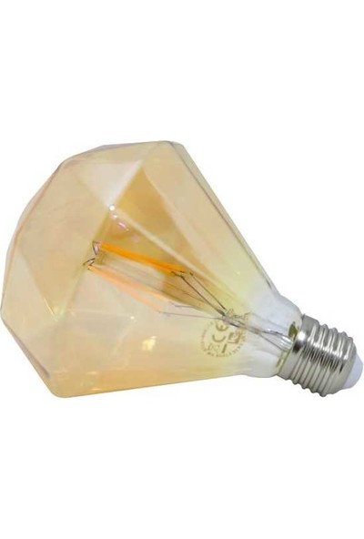 K2 Rustik Elmas LED Ampul 6 Watt