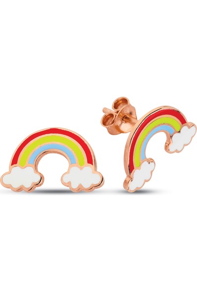 Acestes Design 925 Ayar Gümüş Unicorn Gökkuşağı Bulut Tasarım Çivi Küpe Acestes Design 925 Ayar Gümüş Unicorn Gökkuşağı Bulut Tasarım Çivi Küpe