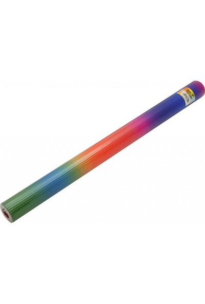 Lino Gökkuşağı Renkli Oluklu Mukavva 50X70 cm 1 Adet Anaokulu