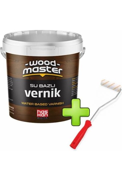 Haskan Kokusuz Su Bazlı Ahşap Vernik 0,6 Litre-Şeffaf Haskan Kokusuz Su Bazlı Ahşap Vernik 0,6 Litre-Şeffaf