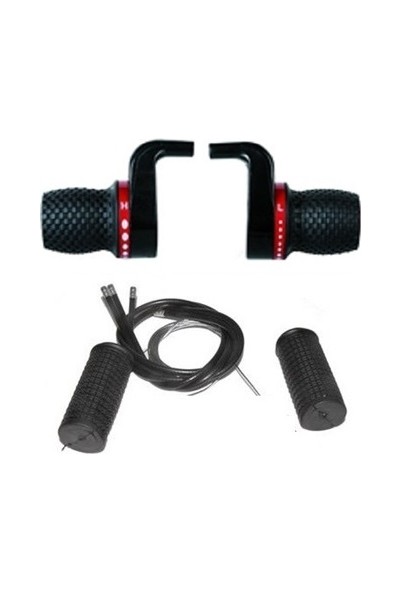 Seven Kardeşler Bisiklet Vites Kolu Koldan Kırmızı Tk Takım