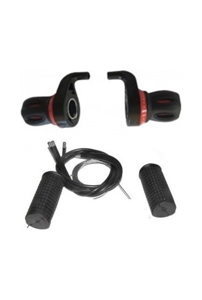 Seven Kardeşler Bisiklet Vites Kolu Koldan Kırmızı Saıguan Takım