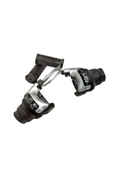 Seven Kardeşler Bisiklet Vites Kolu Koldan Göstergeli Gri(7 Li) Takım