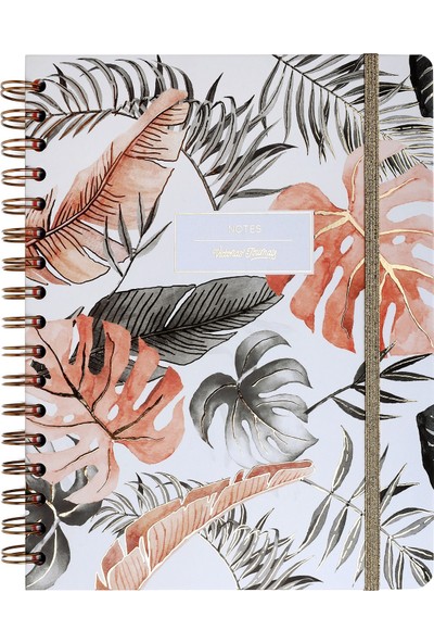 Victoria's Journals Rain Forest Spiralli Defter 17X24 cm Noktalı Victoria's Journals Rain Forest Spiralli Defter 17X24 cm Noktalı