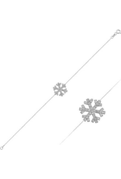 Sirius Pırlanta Kar Tanesi Bileklik