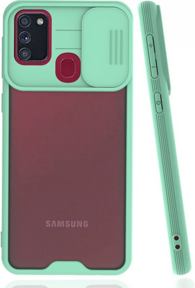 Nettech Samsung Galaxy M21 Uyumlu Platin Kamera Kızaklı Silikon Kılıf Nettech Samsung Galaxy M21 Uyumlu Platin Kamera Kızaklı Silikon Kılıf