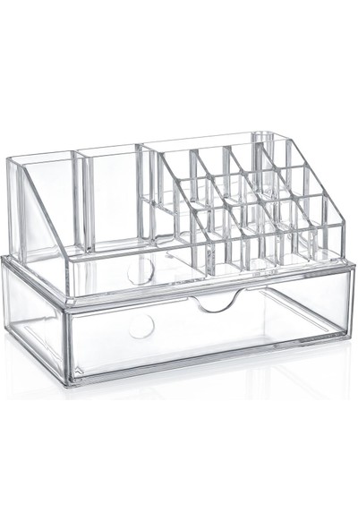 Homedius Çekmeceli Makyaj Organizer Düzenleyici ŞEFFAF-13X23 Homedius Çekmeceli Makyaj Organizer Düzenleyici ŞEFFAF-13X23