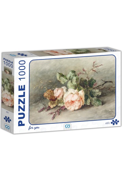 Ca Games Gül 1000 Parça Puzzle