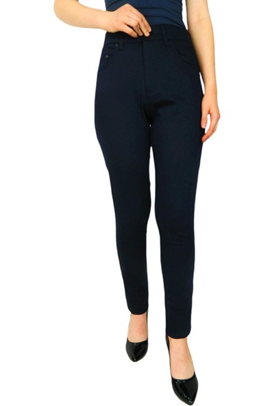 Brg Jeans Kadın Kanvas Pantolon Yüksek Bel BGL-ST01558