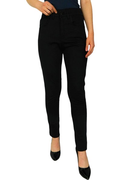 Brg Jeans Kadın Kanvas Pantolon Yüksek Bel BGL-ST01558