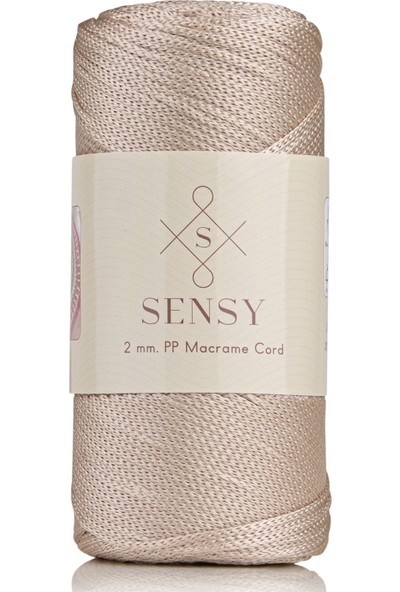 Sensy Premium Polyester Makrome İpi 2 mm 200 gr Sensy Premium Polyester Makrome İpi 2 mm 200 gr