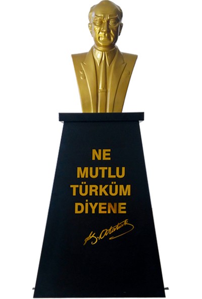 Panapole Atatürk Büstü ve Kaidesi Takım Fiberglass 60'lık Kreş ve Ilkokul Modeli Panapole Atatürk Büstü ve Kaidesi Takım Fiberglass 60'lık Kreş ve Ilkokul Modeli