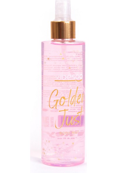 Vibesoo Golden Just Vücut Spreyi Body Mist 250ML VB0003 Vibesoo Golden Just Vücut Spreyi Body Mist 250ML VB0003