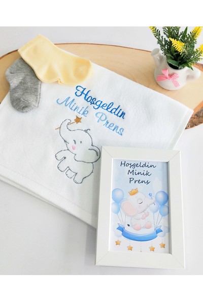 Miyaevent Bebek Hediyesi Mavi Fil