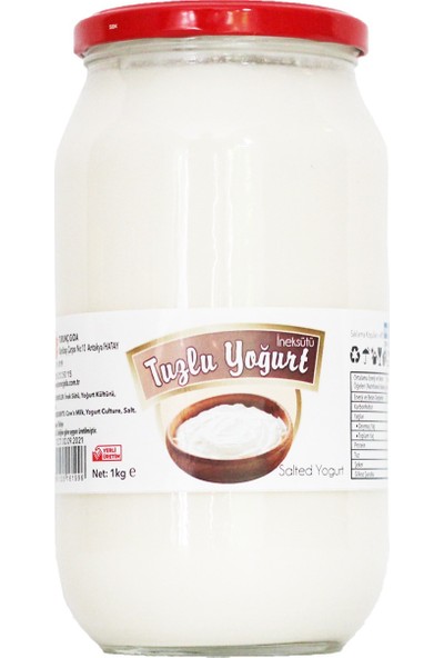 Turunç Gıda Tuzlu Yoğurt Inek Sütü 1 kg Turunç Gıda Tuzlu Yoğurt Inek Sütü 1 kg