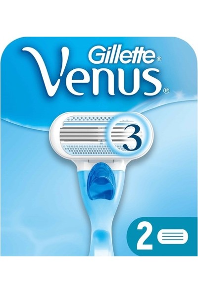 Gillette Venus Yedek Kadın Tıraş Bıçağı 2'li Gillette Venus Yedek Kadın Tıraş Bıçağı 2'li