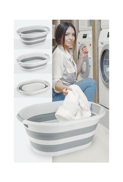 Plastart Katlanır Çamaşır Selesi 40 Lt