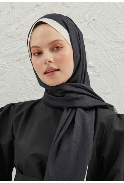 Fresh Scarfs Monogram Şal Siyah