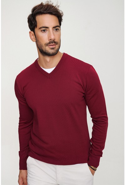 Chuba Erkek V Yaka Triko Kazak 20W151B