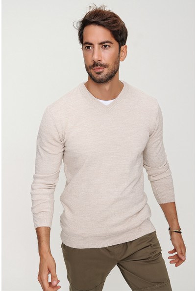 Chuba Erkek V Yaka Triko Kazak 20W151T
