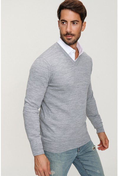 Chuba Erkek V Yaka Triko Kazak 20W151G