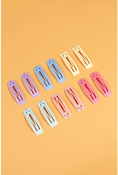Bahels Kadın 6’li Pastel Renk Lüx Çıt Çıt Toka Seti Bahels Kadın 6’li Pastel Renk Lüx Çıt Çıt Toka Seti