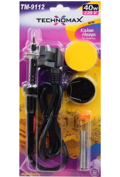 Technomax 40W TM-9112 Kalem Havya Tam Set Technomax 40W TM-9112 Kalem Havya Tam Set