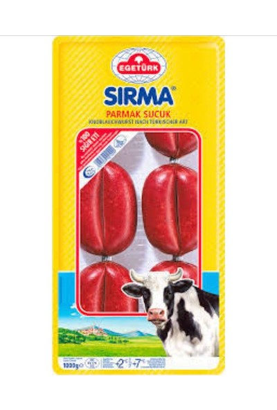 Egetürk Az Acılı Parmak Sucuk 1000 gr Egetürk Az Acılı Parmak Sucuk 1000 gr